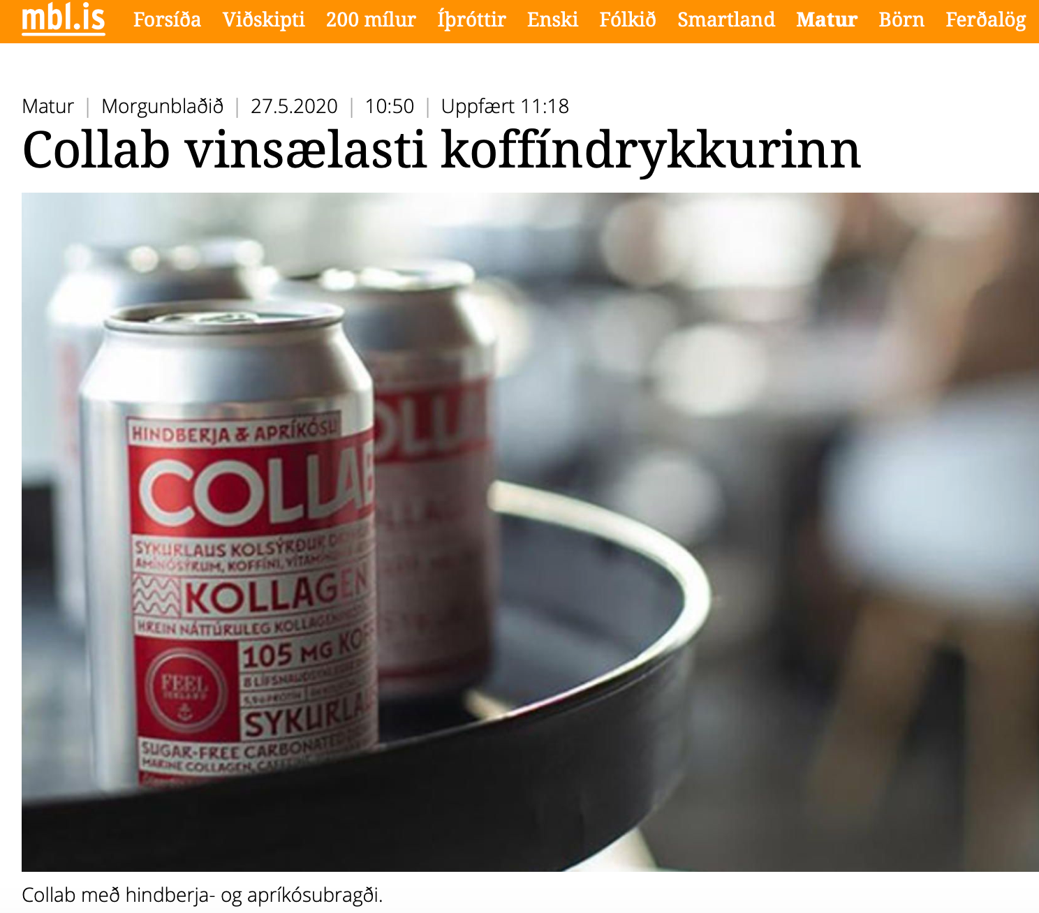 COLLAB most popular in Iceland – Feel Iceland IS